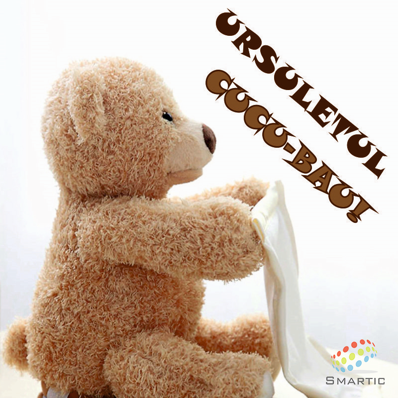 Jucarie Interactiva Ursuletul Cucu Bau + Hamster vorbitor CADOU ...